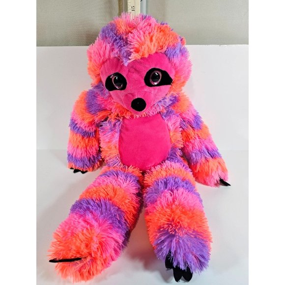 B.J. Toys | Toys | Huge Sloth 28 Pink Purple Orange Unique Plush ...
